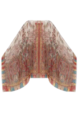Etro Silk Poncho - Multicolour