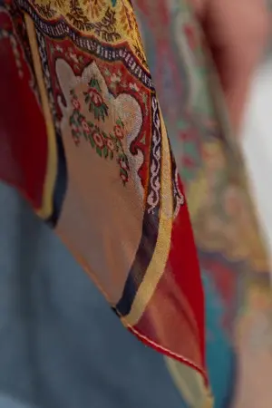 Etro Silk Poncho