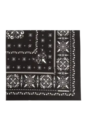 Dsquared2 Cotton Scarf - Black