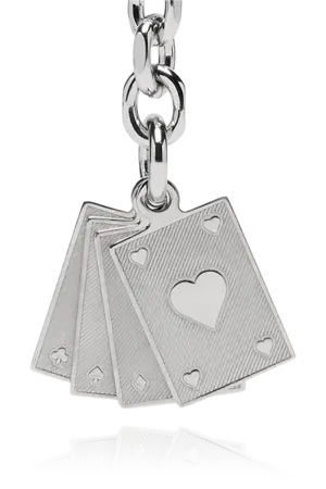 MAISON MARGIELA Keychain With Charms With Engraved Logo