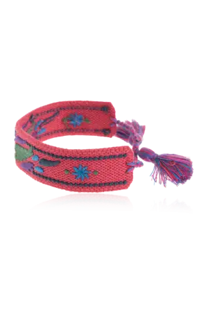 Zadig&Voltaire Embroidered Bracelet With Tassels