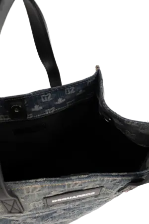 Dsquared2 Denim Bag With Monogram