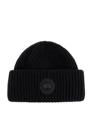 Canada Goose Canada Goose Logo Beanie Black