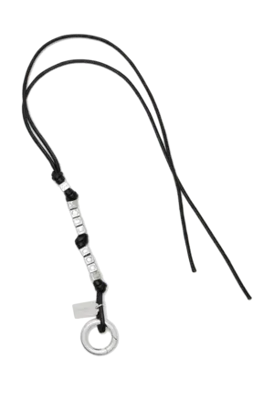 MAISON MARGIELA Long Keychain On A Leather Strap
