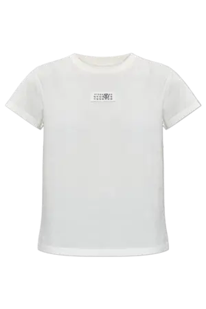 MAISON MARGIELA T-shirt With Logo Patch - White
