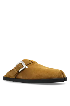 MAISON MARGIELA Suede Mules With "tabi" Cut-out