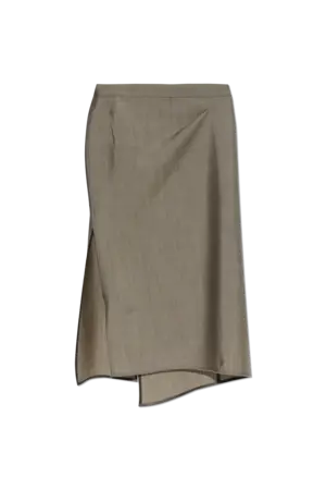 Victoria Beckham Asymmetrical Skirt With Slits - Grey