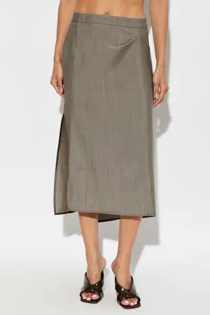 Victoria Beckham Asymmetrical Skirt With Slits