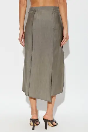 Victoria Beckham Asymmetrical Skirt With Slits