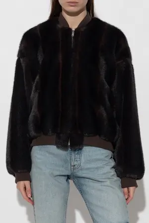 MAISON MARGIELA Furry Bomber Jacket