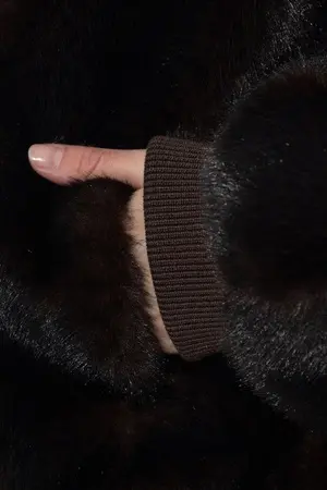 MAISON MARGIELA Furry Bomber Jacket
