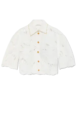 Zimmermann Short-sleeved Shirt - White