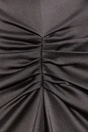 Victoria Beckham Asymmetrical Draped Midi Skirt - Grey