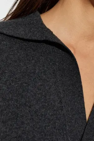 Victoria Beckham Long Sleeve Polo Shirt