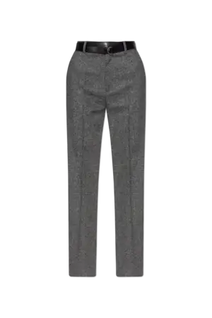 MAISON MARGIELA Trousers With Belt - Grey