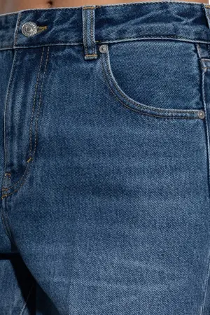 Victoria Beckham Straight Leg High Waisted Jeans
