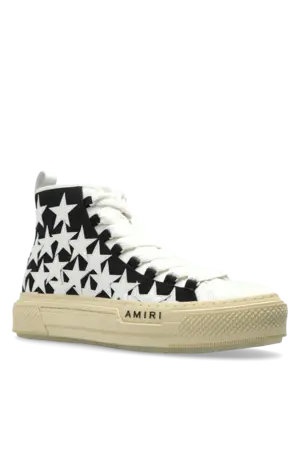 Amiri Stars Cour Hi" High Top Sneakers - Black