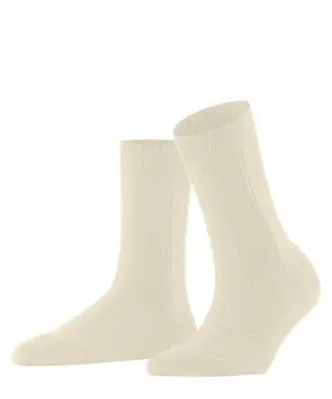 Falke Needlepoint Socks - White