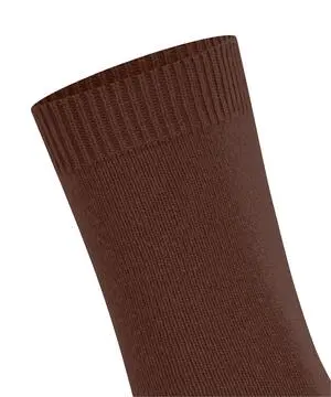 Falke Cosy Wool Crew Socks - Brown