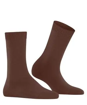 Falke Cosy Wool Crew Socks - Brown