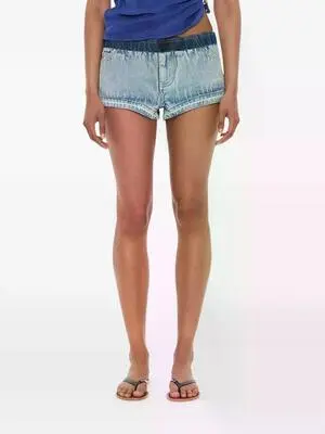 Christopher Esber Reconstruct Denim Shorts - Blue