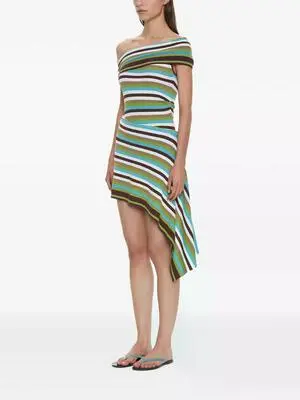 Christopher Esber Knit Draped Mini Dress