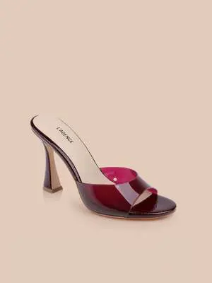 L'Agence Avery Sculpted Stiletto Mule - Wine