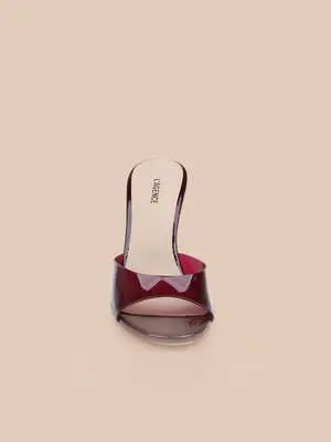 L'Agence Avery Sculpted Stiletto Mule - Wine