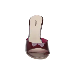 L'Agence Avery Sculpted Stiletto Mule - Wine