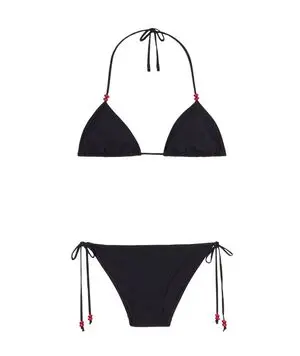 LIDO Embellished Triangle Bikini - Black