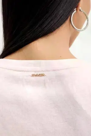 TWINSET Lace Trim T-shirt