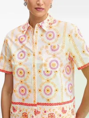 TWINSET Embroidered Floral Shirt