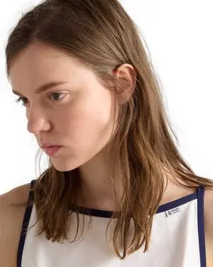 Prada Slubbed Toile Dress