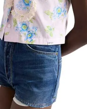Prada Floral Print Batiste Shirt