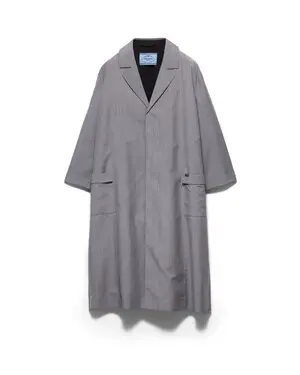 Prada Single-breasted Light Mohair Coat