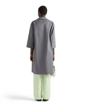 Prada Single-breasted Light Mohair Coat
