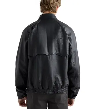Prada Nappa Leather Bomber Jacket