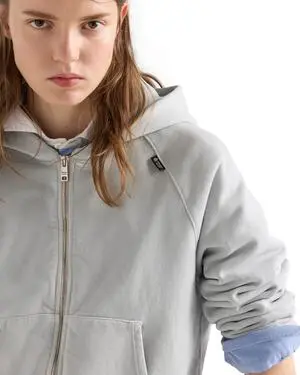 Prada Cotton Hoodie Jacket