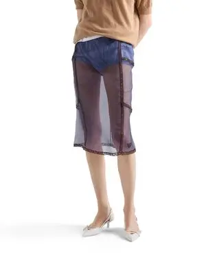 Prada Organza Intarsia Underskirt