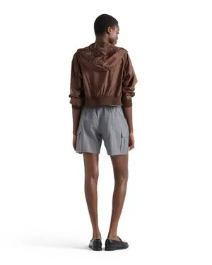 Prada Lightweight Re-nylon Blouson Jacket With Hood