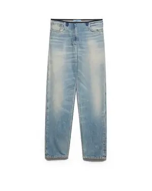 Prada Washed Denim Jeans - Blue