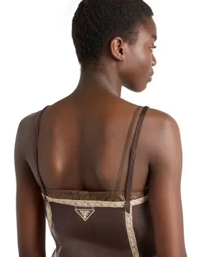 Prada Organza Intarsia Top