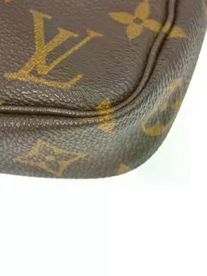 LOUIS VUITTON Monogram Pochette Accessoires Handbag - Brown