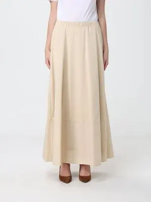 Max Mara Long Flared Skirt - White 1