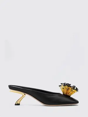 FERRAGAMO Embellished High Heel Mules