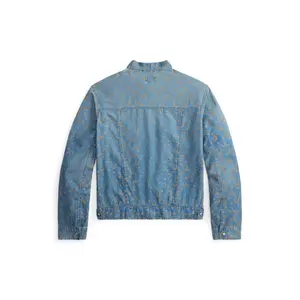 Ralph Lauren Horseshoe-print Denim Shirt Jacket