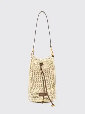 GIANNI CHIARINI Woven Bucket Bag - Brown