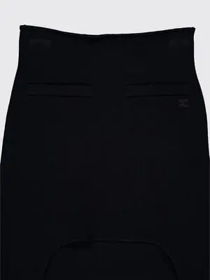 COURREGES Asymmetric Long Skirt