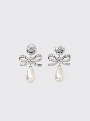 SELF-PORTRAIT Jewel Drop Earrings With Pearl And Crystal Accents