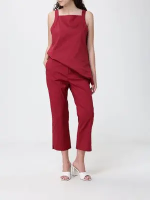 Max Mara Square Neck Tank - Red